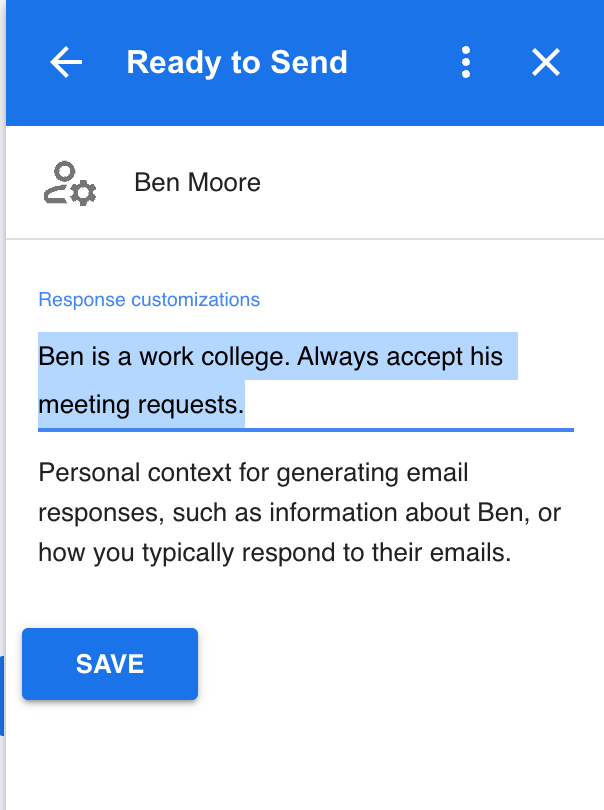Ready to Send - Automatic Draft Email Replies for Gmail using AI